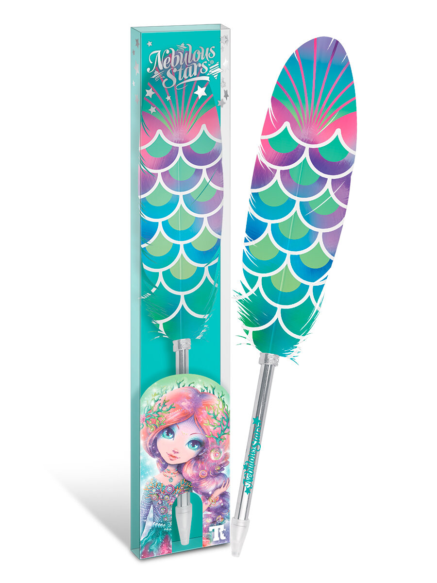 Ручка шариковая c пером Nebulous Stars тонкая, 11541-5_NSDA серия Coralia