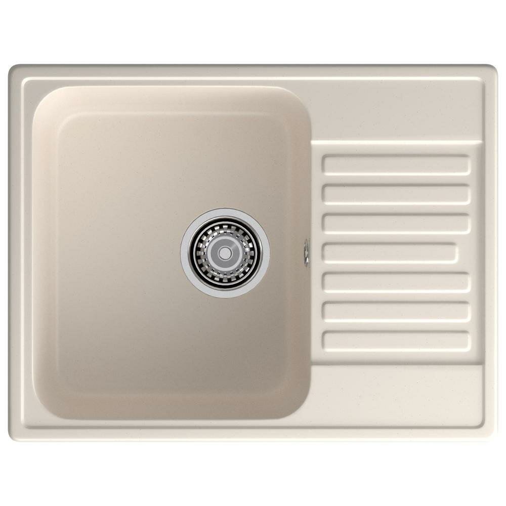 Кухонная мойка GranFest QUARZ 13, белый