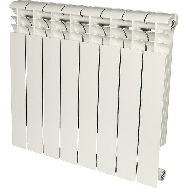 Радиатор алюминиевый ROMMER Profi 500 8 секций (AL500-80-80-100) (RAL9016) RAL-1210-050008