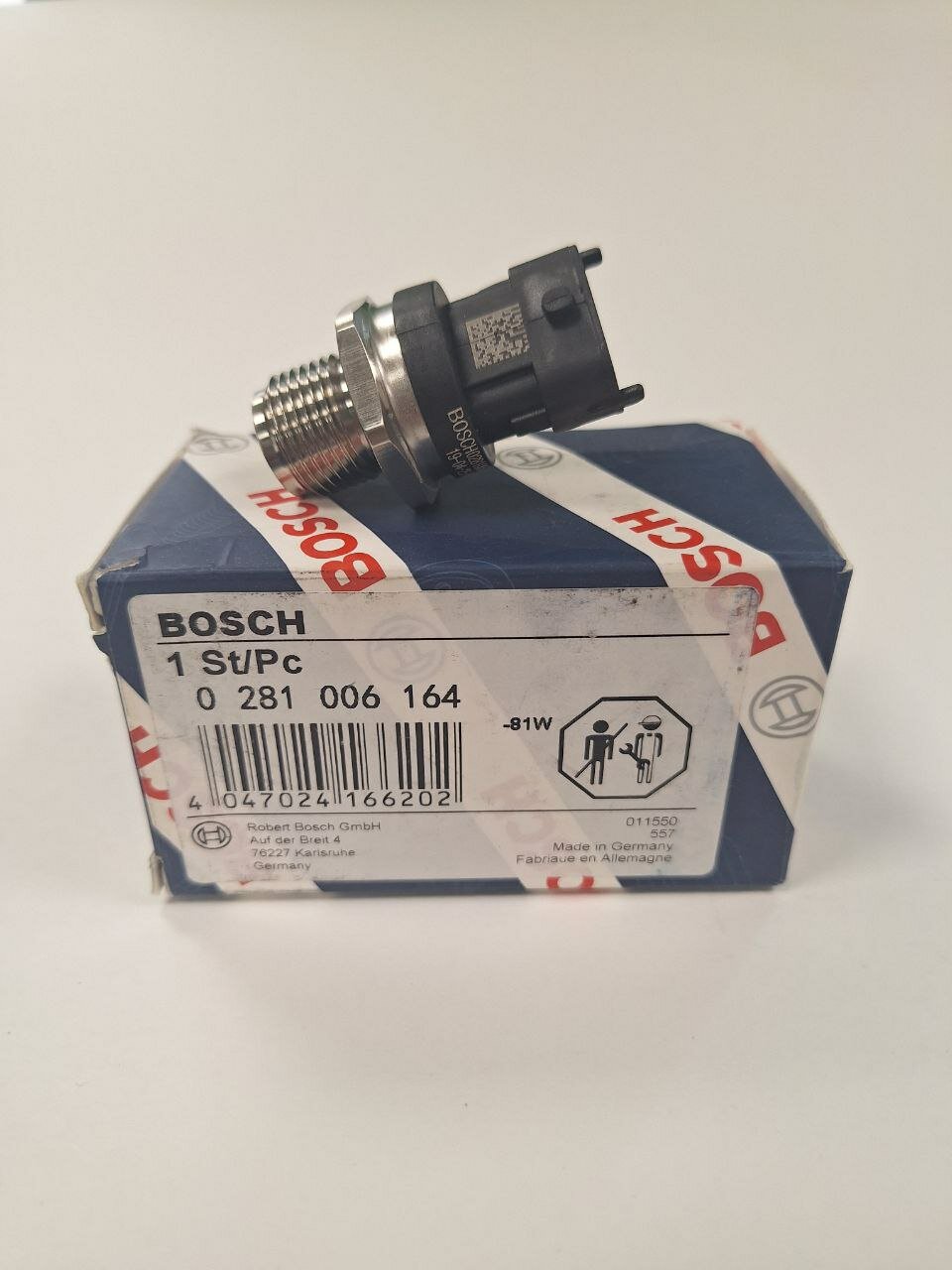 Датчик топлива на топливной рампе BOSCH 0281006164