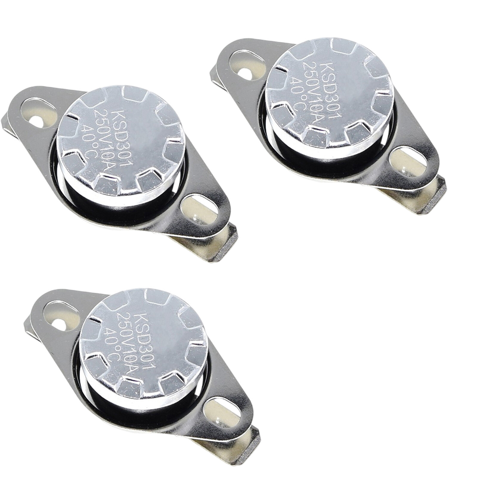 3 - тактный терморегулятор KSD301 40/70/85/125 250 В 10 А полностью скрытый/открытый