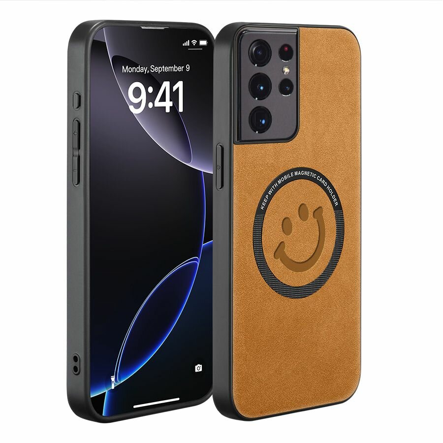 Чехол-Case MagSafe чехол для Samsung Galaxy S21 Ultra(Самсунг Галакси с21 Ультра) Нескользящий и удобный