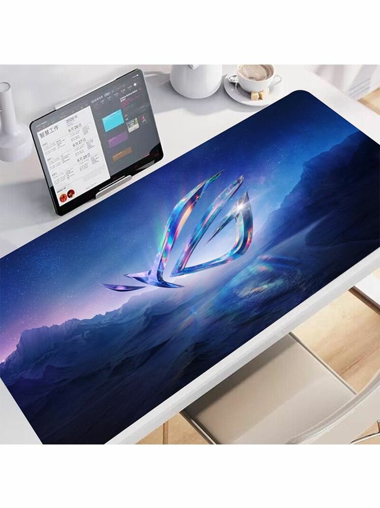 Игровой коврик ASUS ROG Keyboard, для мыши, 40x90х2 см, нескользящее основание, прошитые края