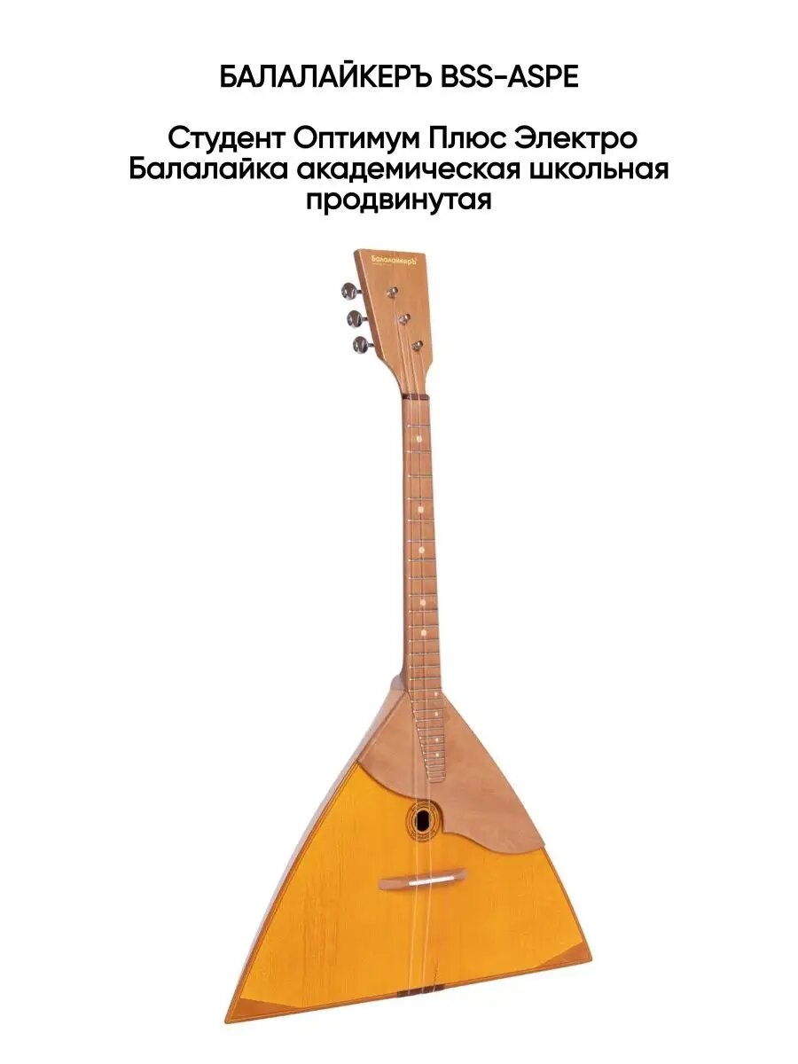 БалалайкерЪ BSS-ASPE-Электро Балалайка академическая