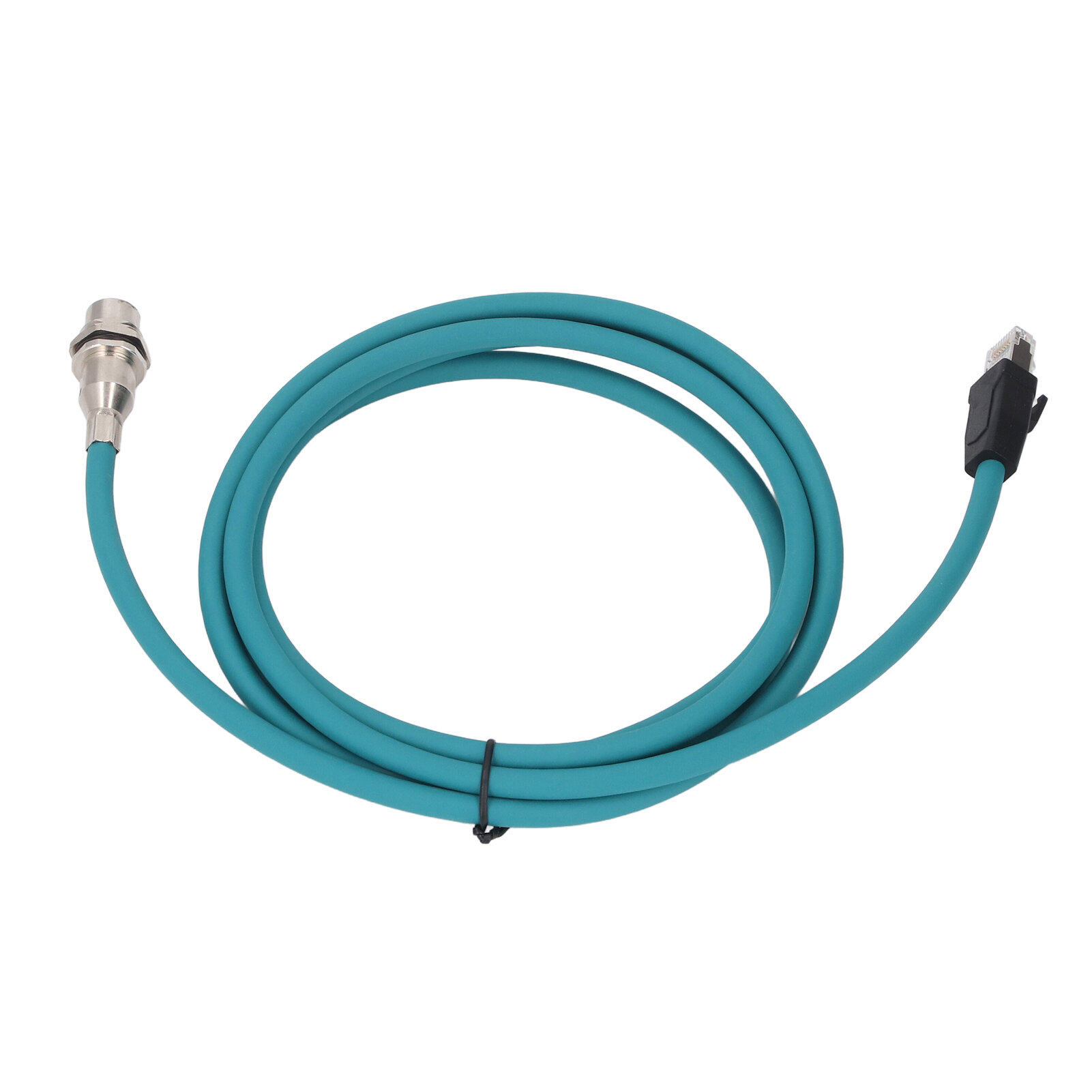 Ethernet Экранированный кабель M12 8pin x код самка заднего крепления для заднего крепления к RJ45 Мужчина -адаптер шнур -шнур вода синий 2 -метр