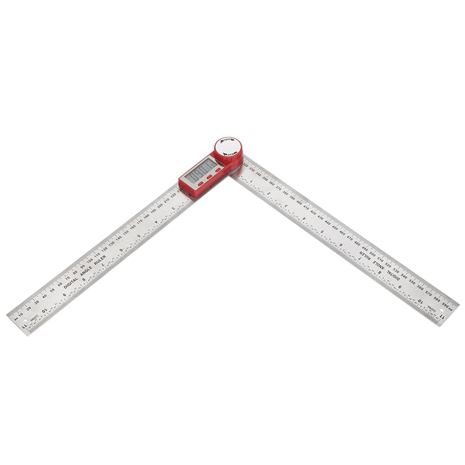 Digital Ruler Stainless Steel Electronic 360 Degree Measuring Tool for Angle Length Measurement0-300mm