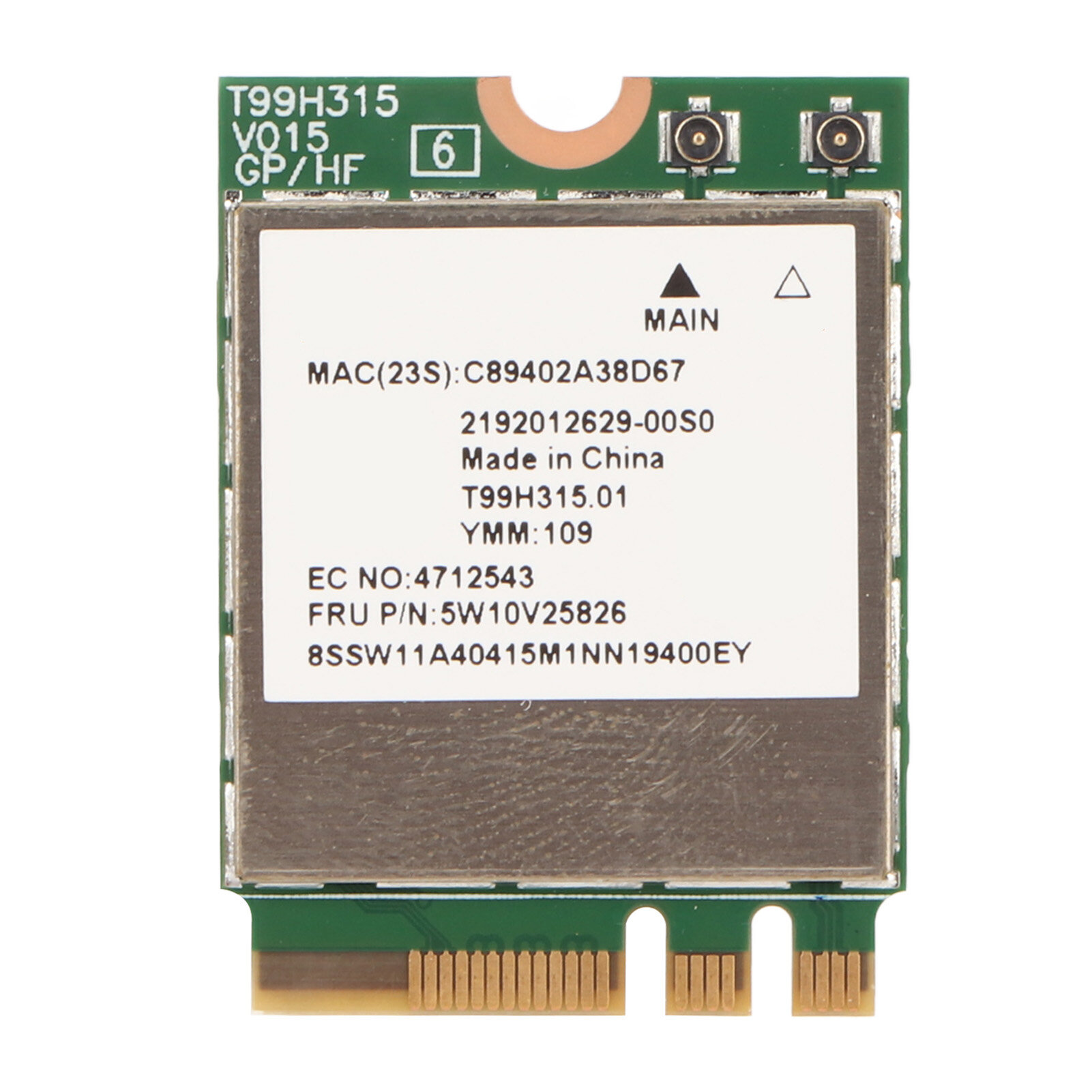 Для MT7922 Wi -Fi 6e беспроводная карта NFA765 Чип Bluetooth 5.3 Высокоскоростная 5400 МГц трансмиссионная ноутбук Беспроводная карта.