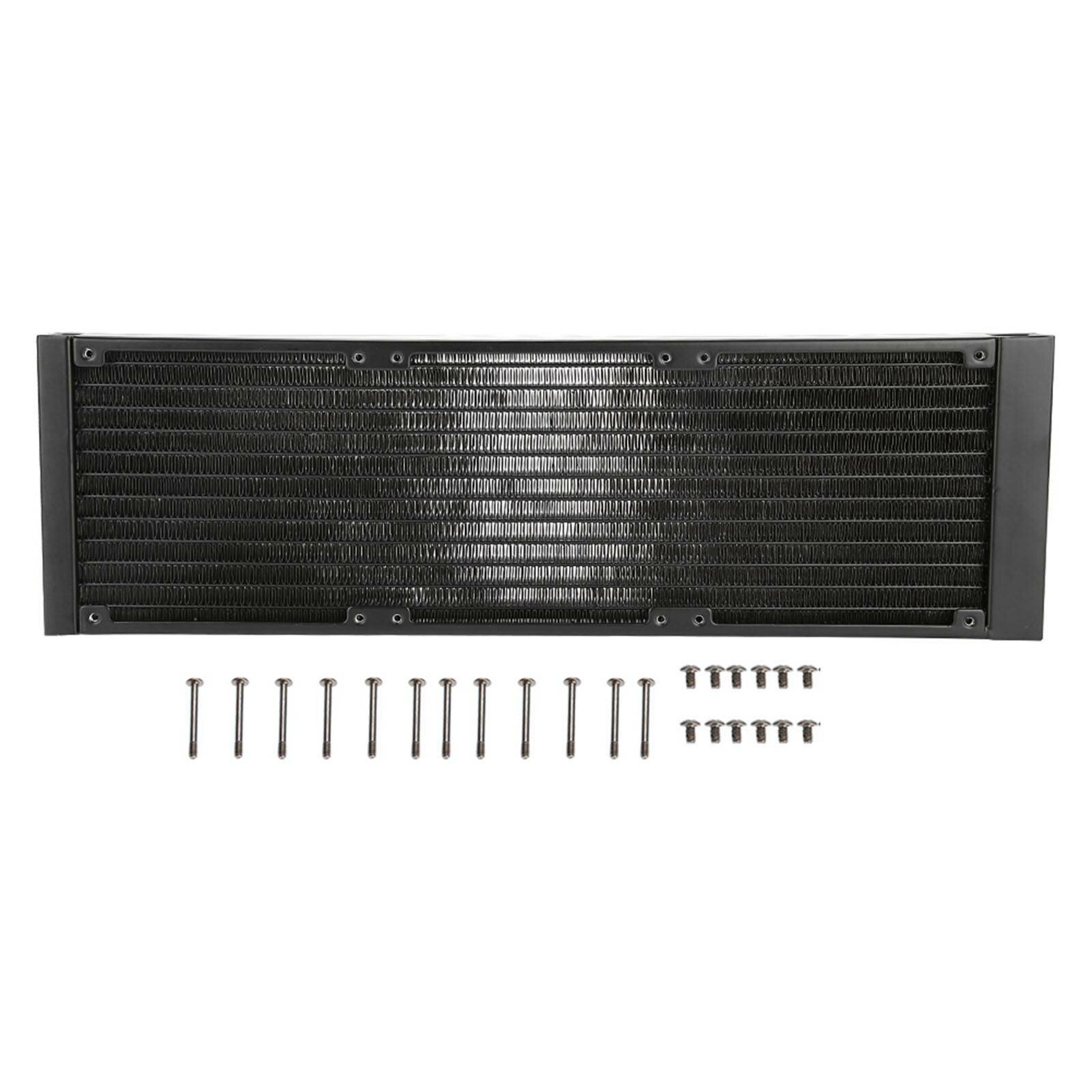 12 Tubes Computer Heat Exchanger G1/4 Thread Water Separator Cooler Tube for PC - 360mm