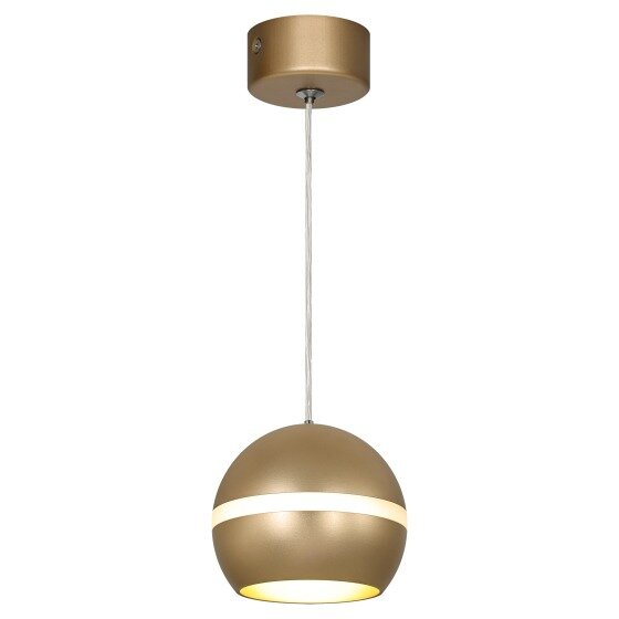 ЭРА Светильник подвесной (подвес) PL21 GD GX53 потолочный цилиндр золотой Б0058506
