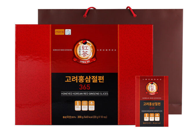 Korean Red Ginseng слайсы корня Корейский красный женьшень, корень женьшеня медовый, 6 лет 200 гр Южная Корея