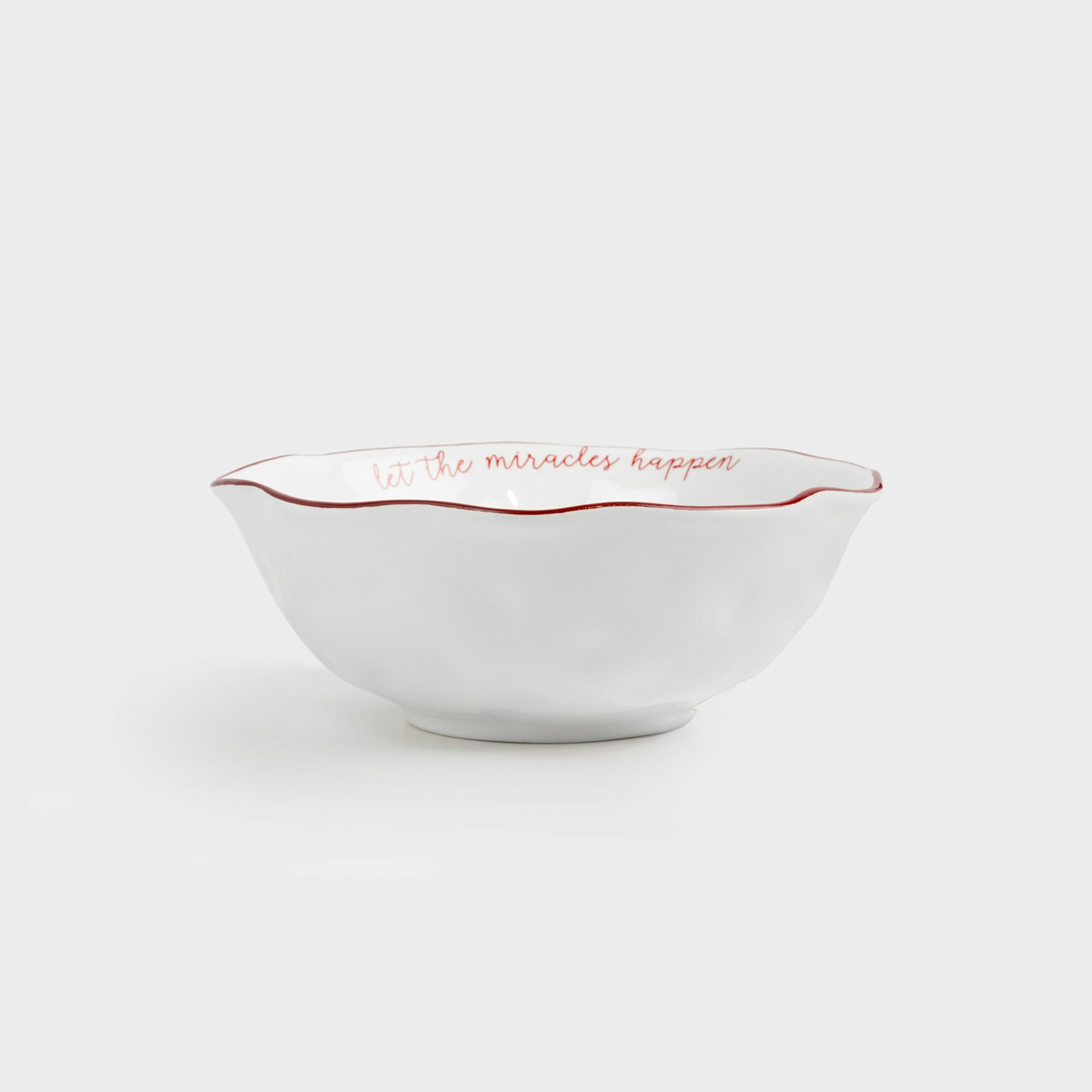 Салатник, 21х8 см, 1,1 л, керамика, Елка с бантами, Christmas tree, Kuchenland