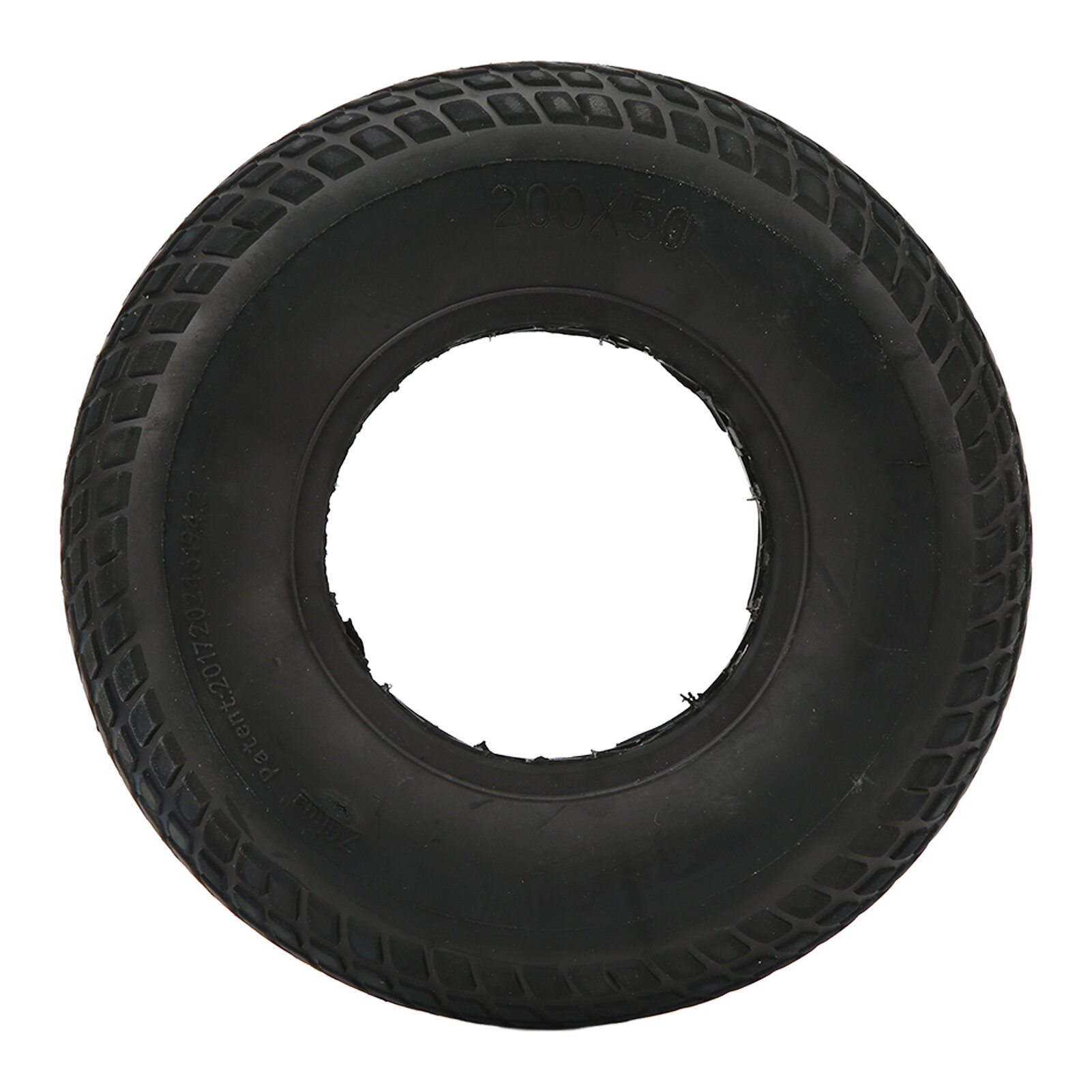 8-дюймовые резиновые сплошные шины, плоские амортизирующие взрывозащищенные колеса для электрического скутера для скутера с внешней шиной 200x50