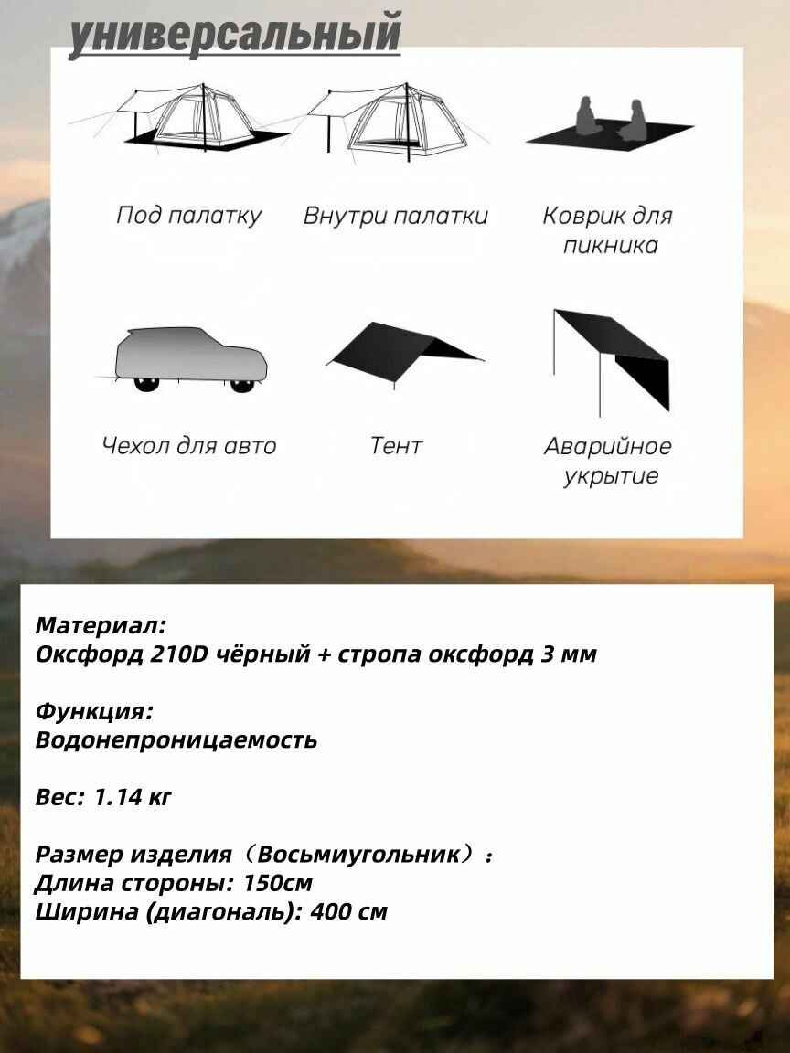 Пол для палатки — фото 1