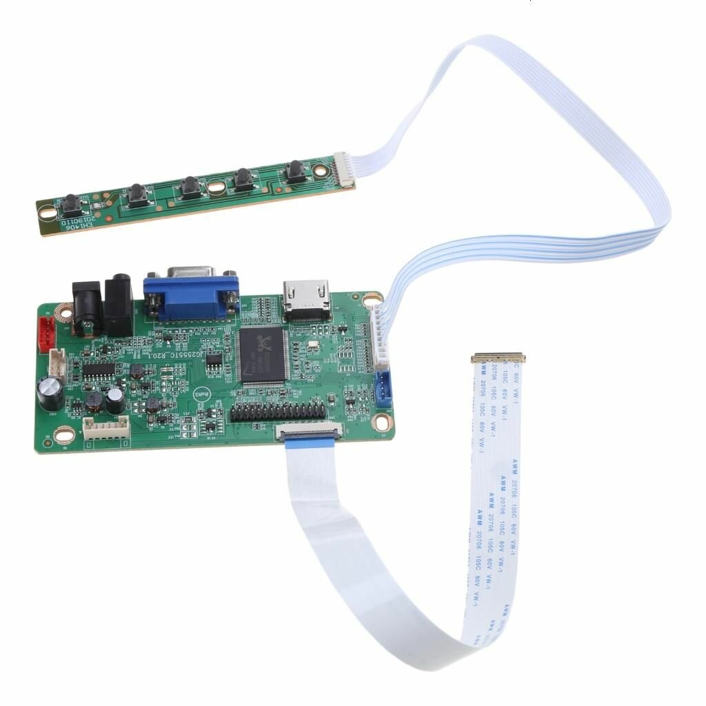 Контроллер LCD VGA/HDMI для матриц 11.6"-17.3", Зеленый