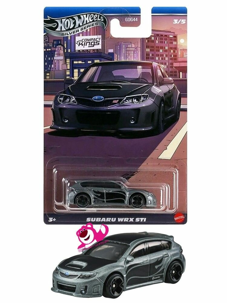 Машинка Mattel Hot Wheels Auto Motive Assort - Compact Kings GDG44 Subaru WRX STI