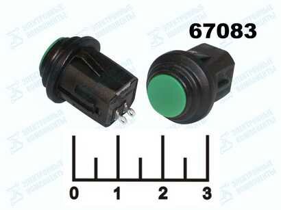 Кнопка MPBS-R/R зеленая с фиксацией 3A SB570 (KA6-11) влагозащищенная