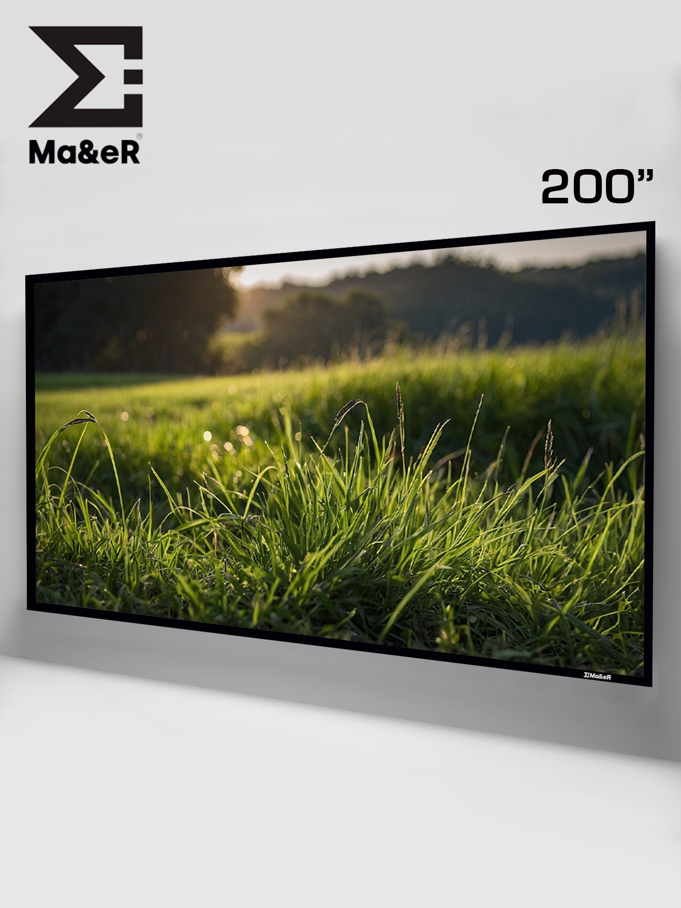 Cinema Matte White 200" 16:9 Экран настенный для проекторов