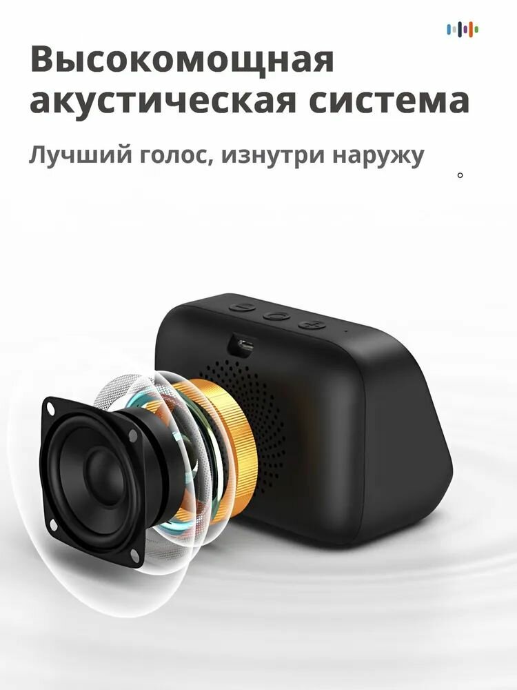 Умная колонка, с AI-ассистентом, LED-дисплей, 5W, Bluetooth 5.3, поддержка 18 языков — фото 1
