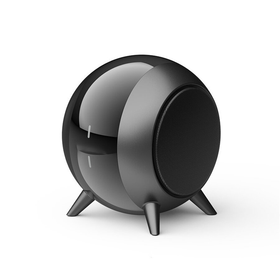 Металлическая уличная bluetooth-колонка круглой формы, компьютерный сабвуфер, большая громкость, беспроводной звук