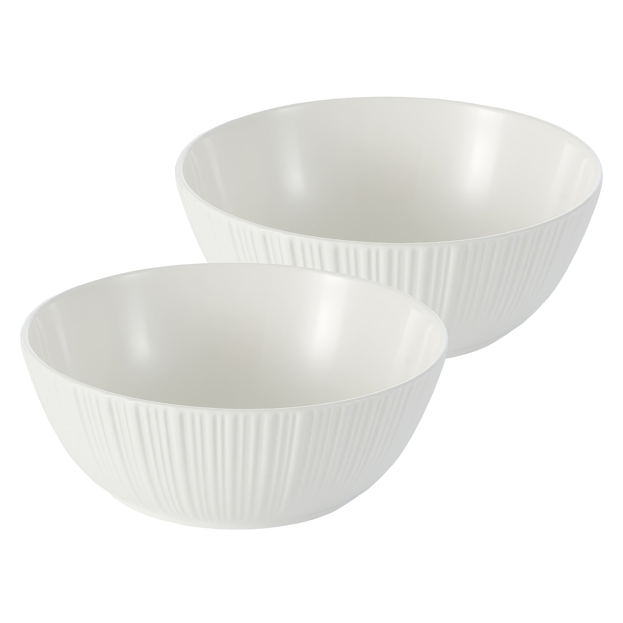 Набор салатников Gipfel Elegia 43462, 300 мл, костяной фарфор, белый