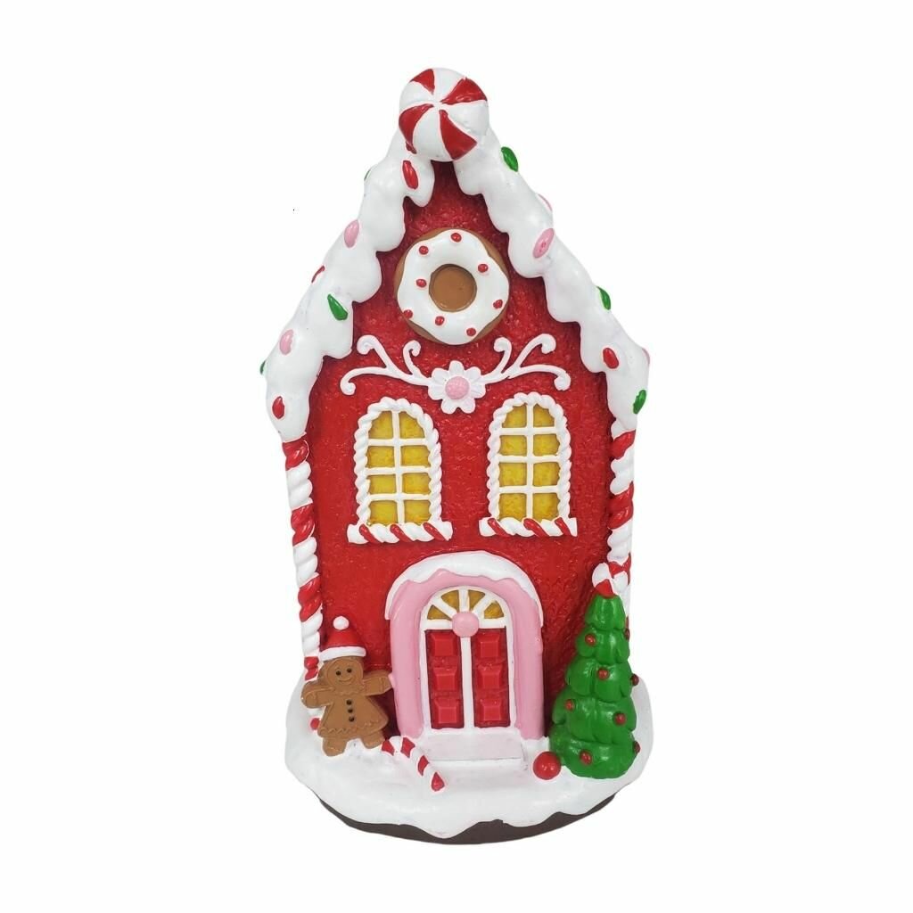 Рождественское Настольное Украшение Коттеджа со Светодиодами