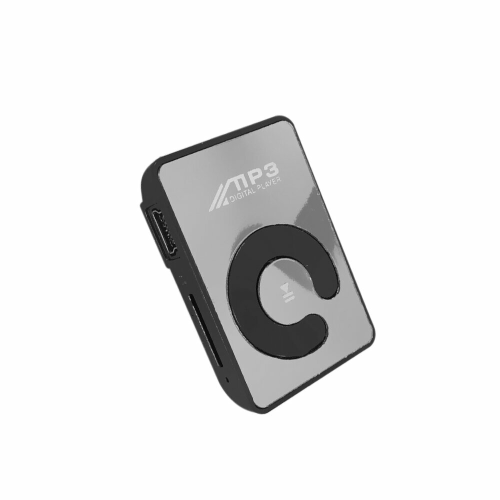 Мини зеркальный клип MP3 плеер портативный USB цифровой музыкальный плеер микро SD TF кард медиа плеер черный белый синий розовый пурпурный зеленый пластик 2-3 часа встроенный Li-ion аккумулятор поддержка до 8ГБ TF карта MP3 USB 2.0 размер 4.3*2.9*1.2см