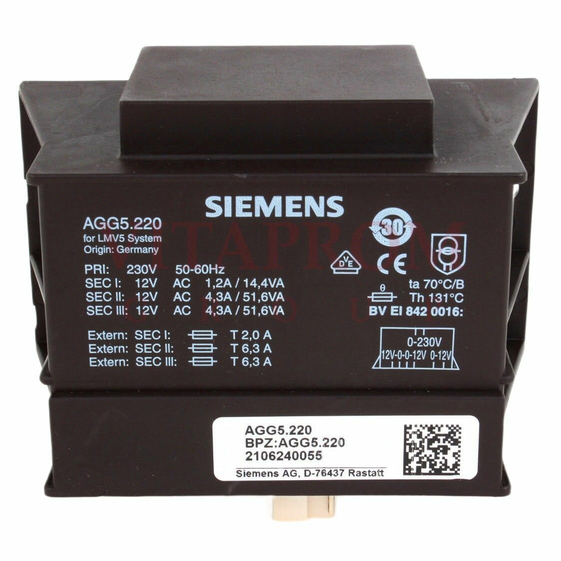 Трансформатор Siemens AGG5.220