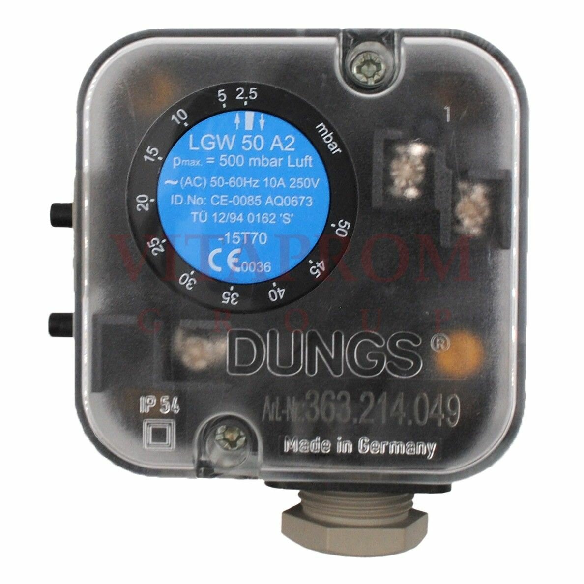 Датчик-реле давления Dungs LGW50A2 107425