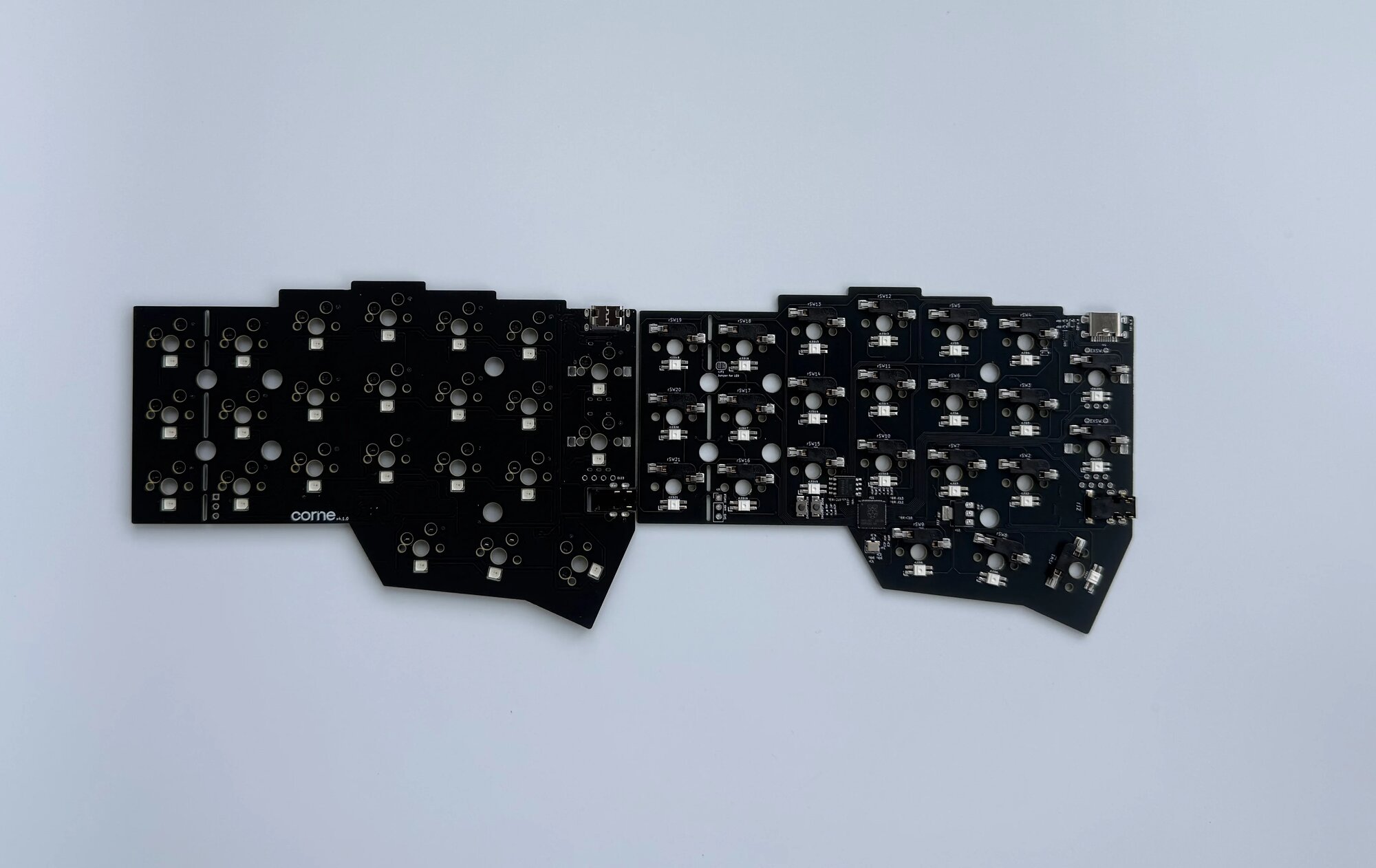 Corne Crkbd V4.1 Разделенная механическая RGB клавиатура cherry, accessory