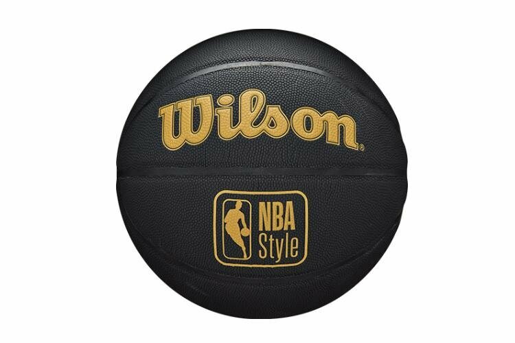Баскетбольный мяч унисекс Wilson x NBA PU черный, размер 7