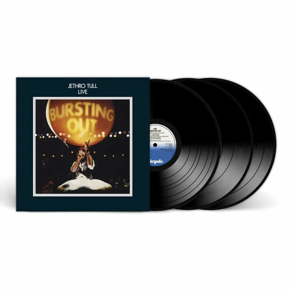 JETHRO TULL - Live: Bursting Out, (3LP, Remix, Triple Gatefold) Виниловая Пластинка