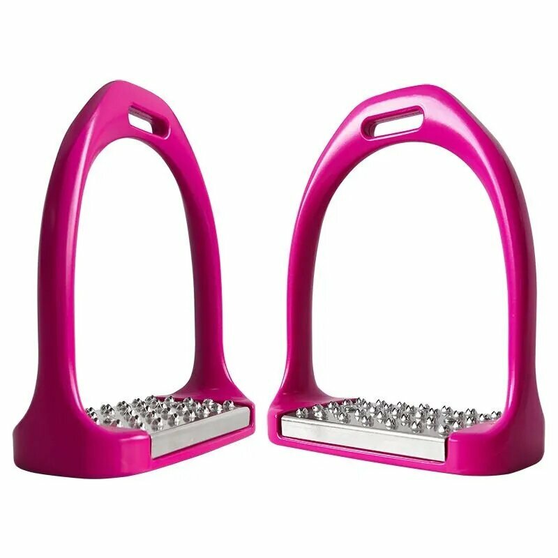 Алюминиевое стремя для взрослых, английское, литое, 12 см, стальная антискользящая пластина