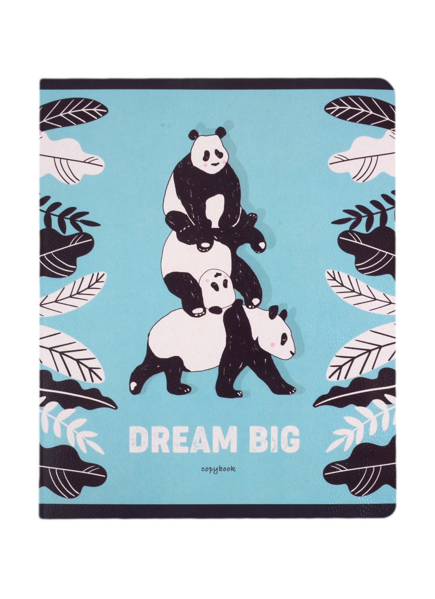 Тетрадь в клетку Unnika, "Милые панды", 48 листов, в ассортименте