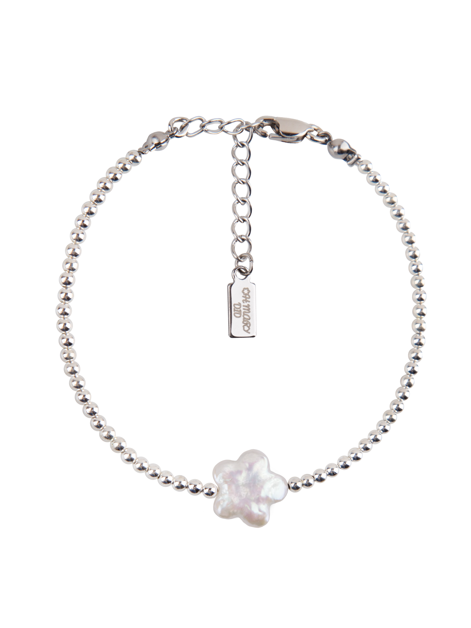 Браслет, гематит, жемчуг пресноводный