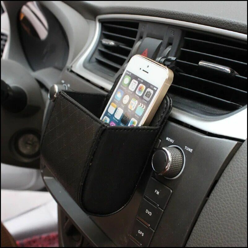 Контейнер для хранения автомобиля с воздухоотводящей дверцей, организатор для ключей из ПУ-материала с гвоздем 1 шт.