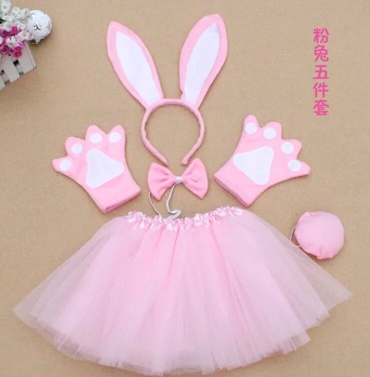 Детский костюм кролик KTLPARTY Розовый, Розовый