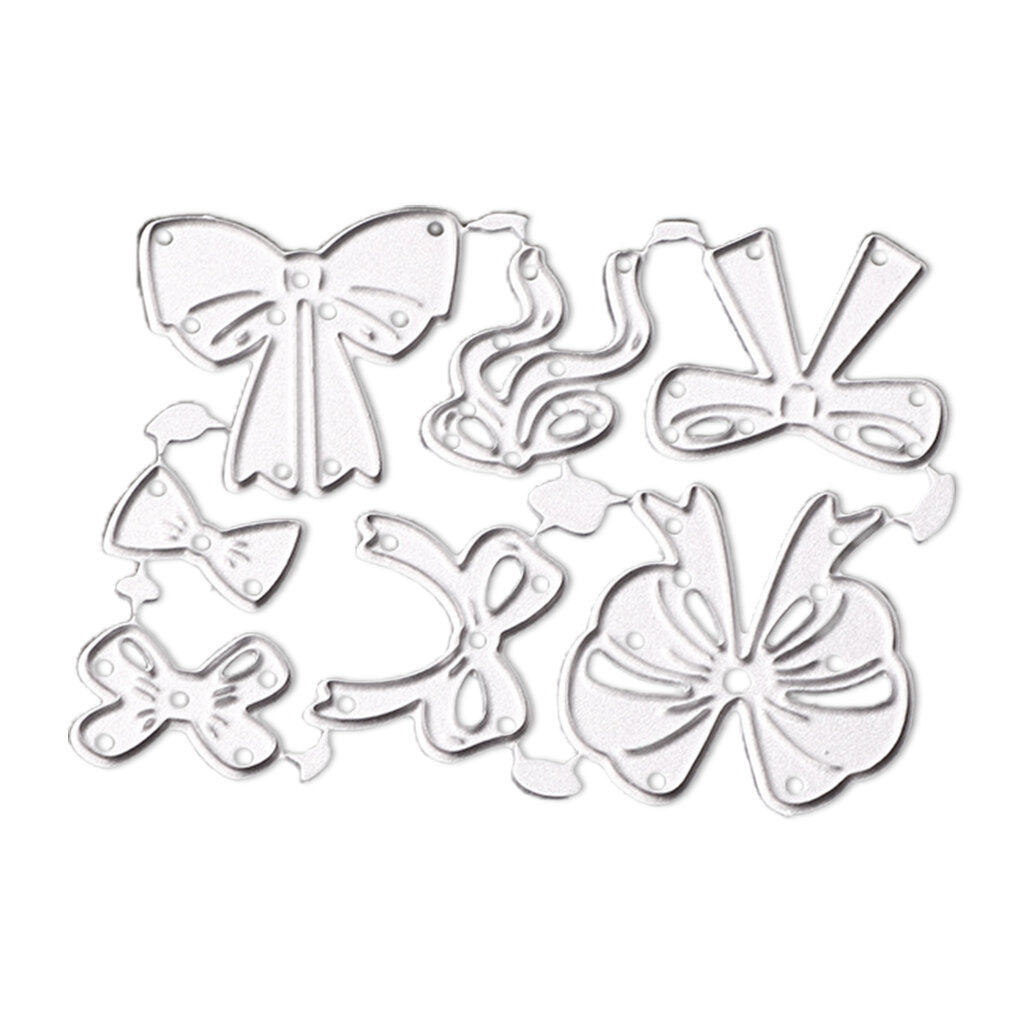 Банты Для Резки Металла Штампы Трафарет DIY Альбом Для Скрапбукинга Бумажная Открытка Шаблон Плесень