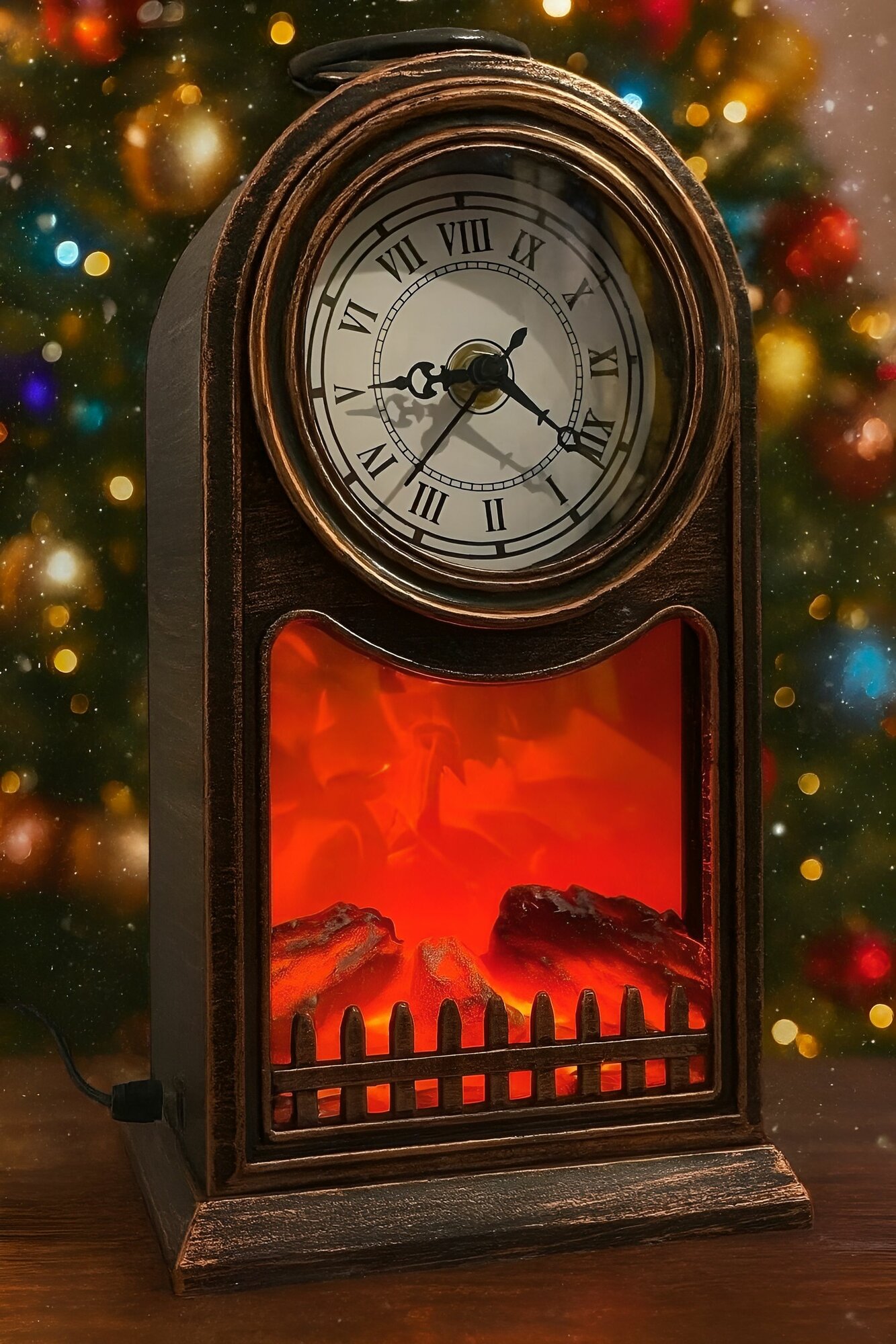Часы-камин "У очага" подарок маме