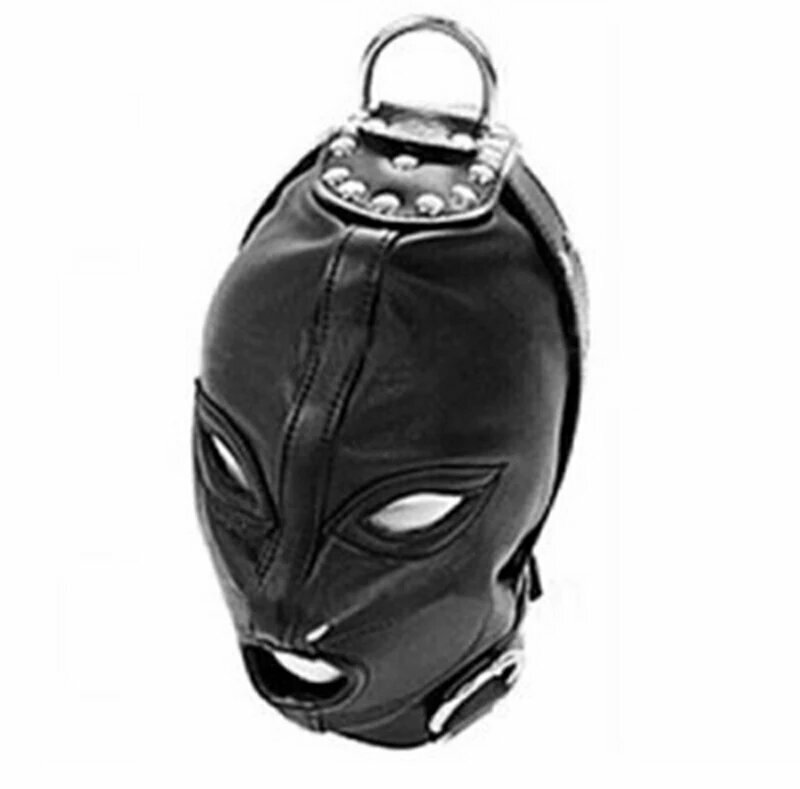 БДСМ маска с кляпом, снаряжение бондаж, ролевые игры капюшон Мягкий повязка на глаза, секс-игрушки для пар, головные уборы