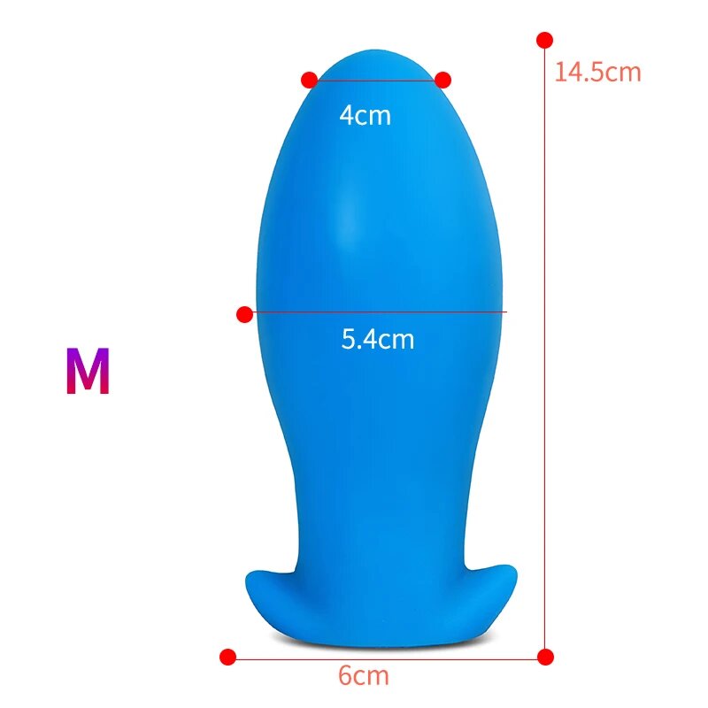 Прямые продажи с фабрики огромная Анальная пробка для женщин мужчин взрослые игры большой Blue M