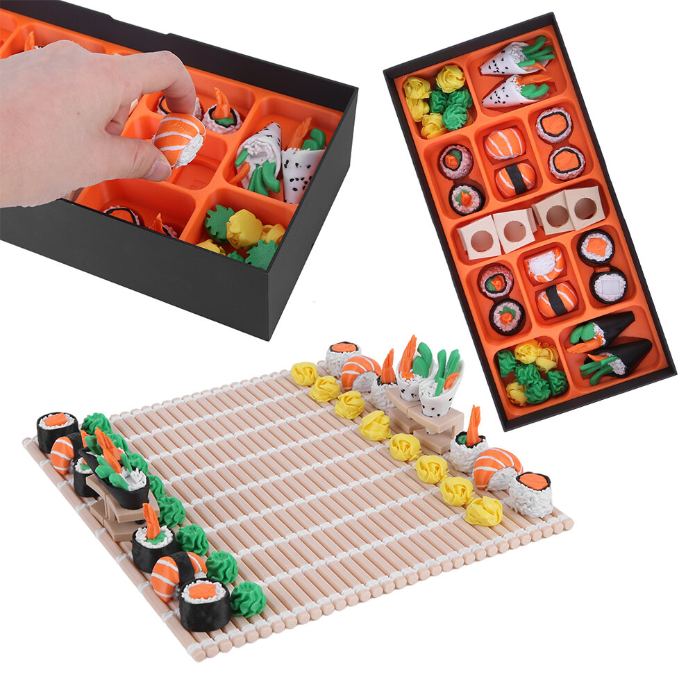 Настольные шахматы суши, складная доска 250 мм