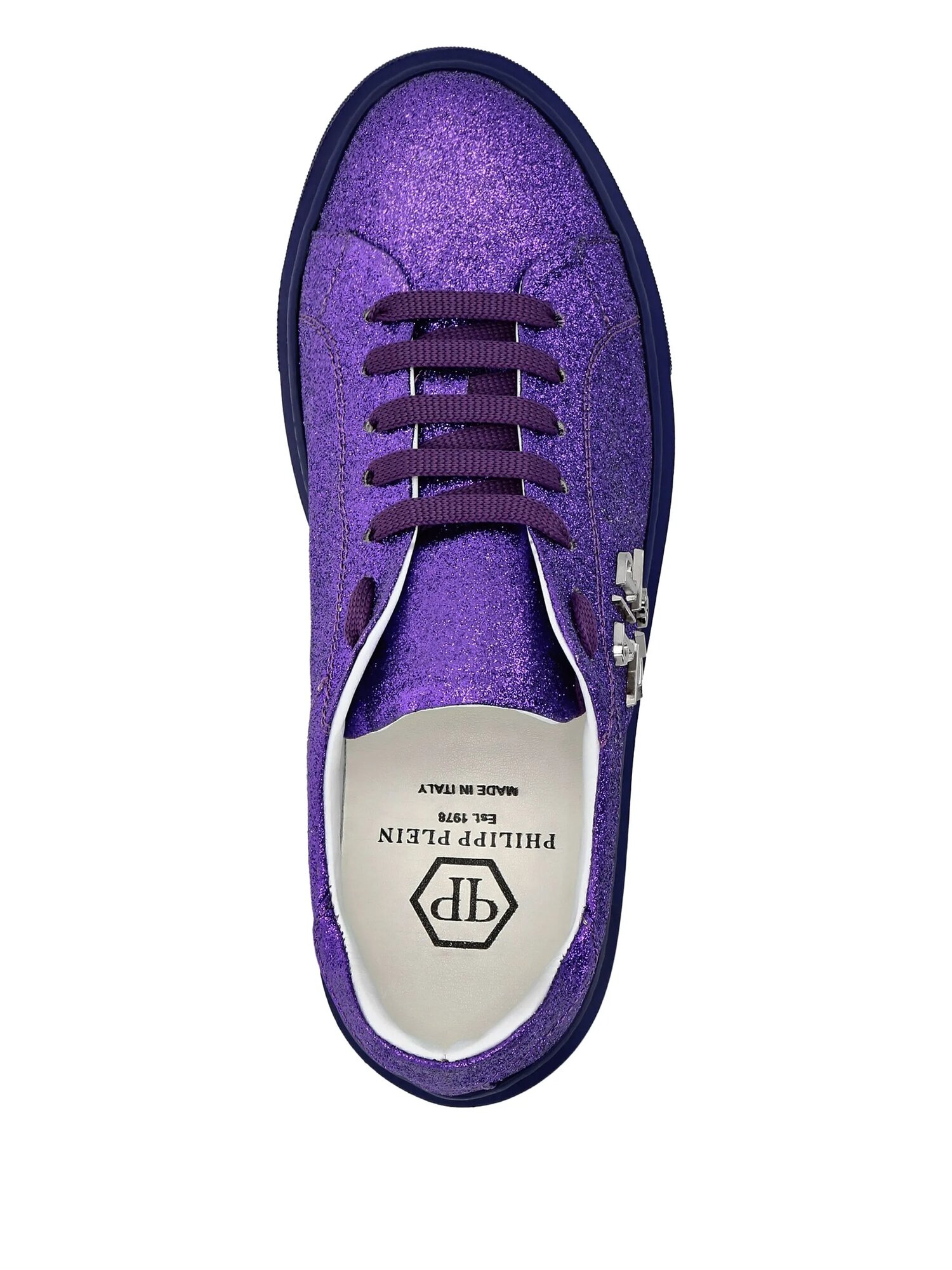 Кроссовки PHILIPP PLEIN, размер 35, purple — фото 1