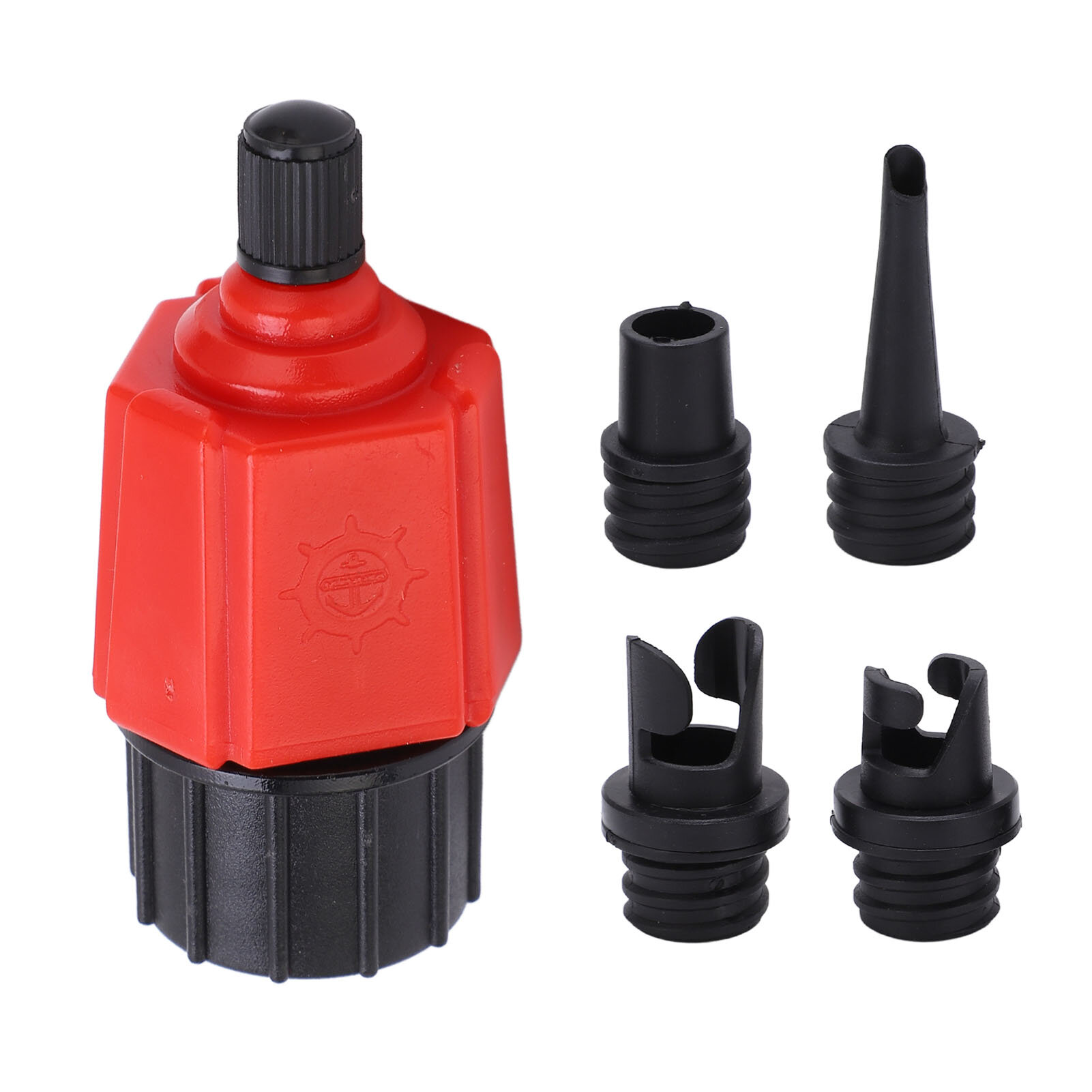 Адаптер для воздушных клапанов Paddle Air Valve Adapter для надувных лодок, каяков и SUP-досок, 4 насадки, нейлон + спла
