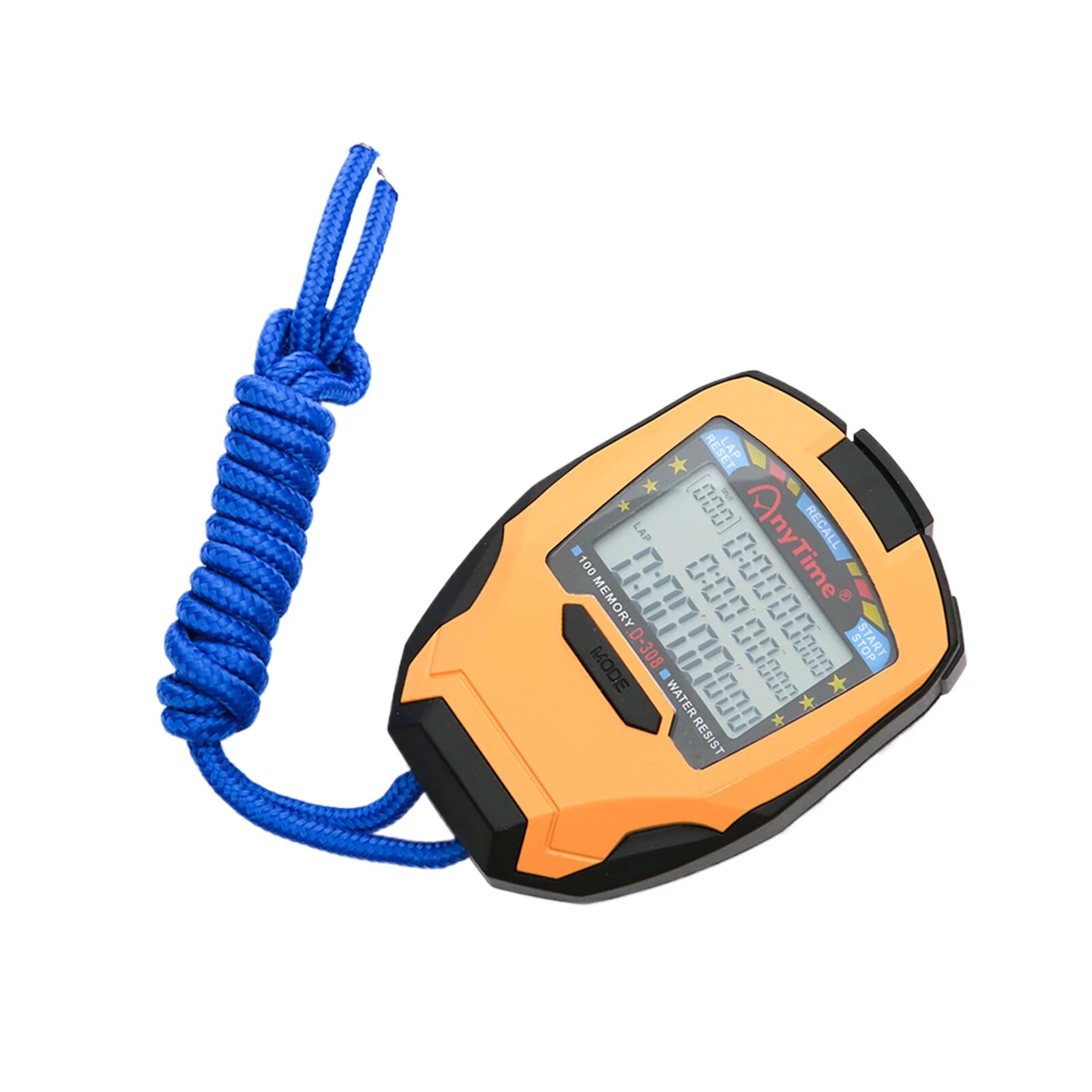 Профессиональный секундомер портативный размер для точного таймера, цифровой таймер, спортивный секундомер для приготовления пищи