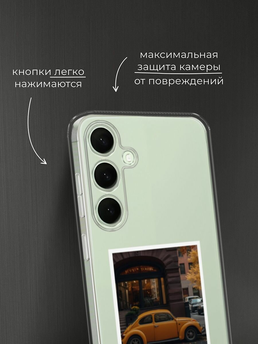 Чехол на Samsung Galaxy S25 Plus / Самсунг S25 Плюс с принтом Осенний палароид — фото 1