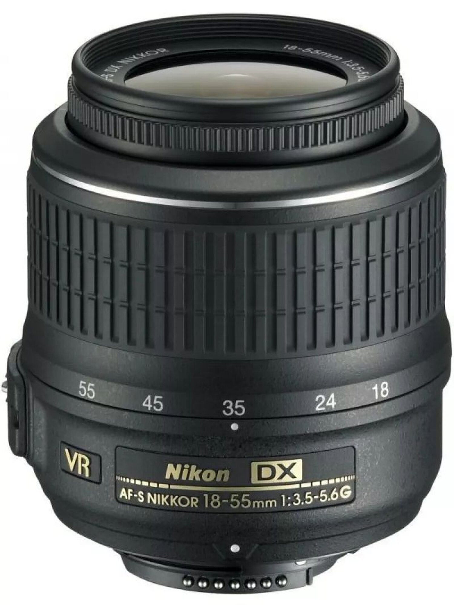 Объектив Nikon AF-S DX NIKKOR 18-55mm, автофокус, стабилизация, ультразвуковой мотор, черный