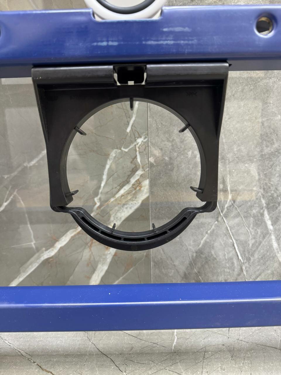 Хомут-фиксатор GROHE HPPE, черный, для унитаза, универсальный