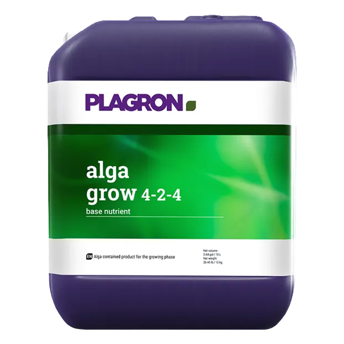 Удобрение для роста / Alga Grow, 10 л / Plagron