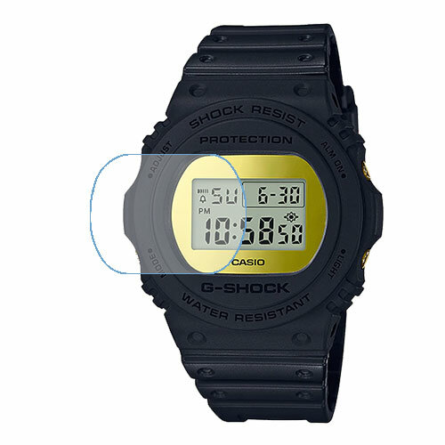 Скрин Мобайл защитный экран для часов Casio DW-5700BBMB-1 из нано стекло 9H