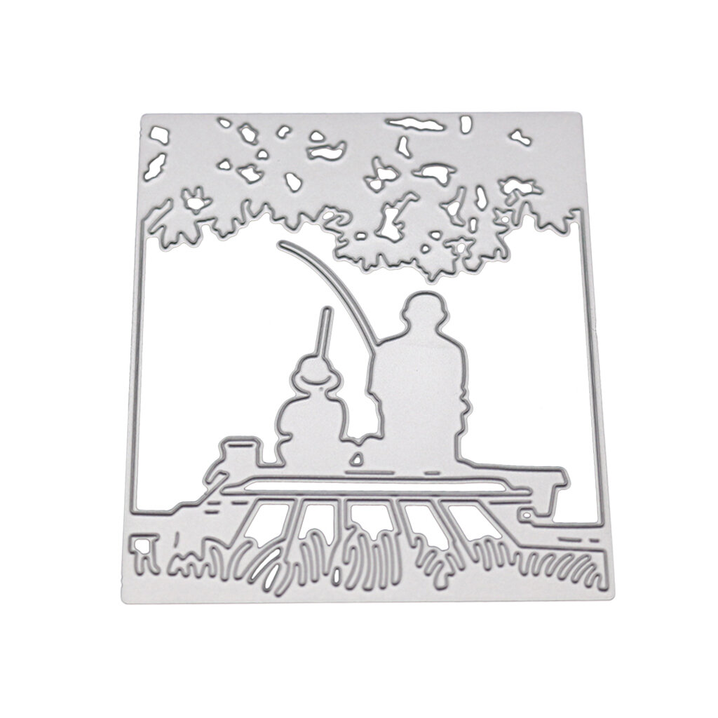 Рыболовные Режущие Штампы Трафарет Шаблон Плесень Углеродистая Сталь для Штампов Тиснение Художественное Ремесло Украшения Плесень Многоразовая Поставка